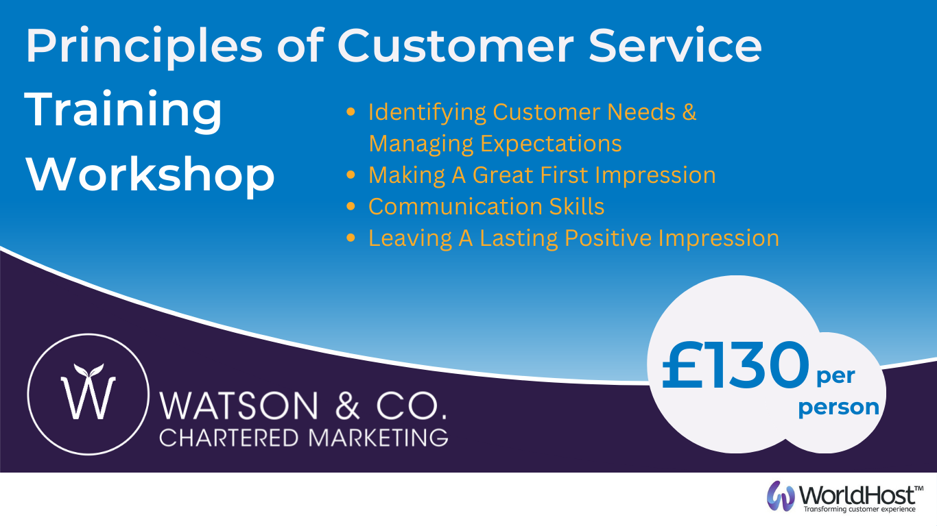 WorldHost Customer Service Training - Watson & Co Chartered Marketing